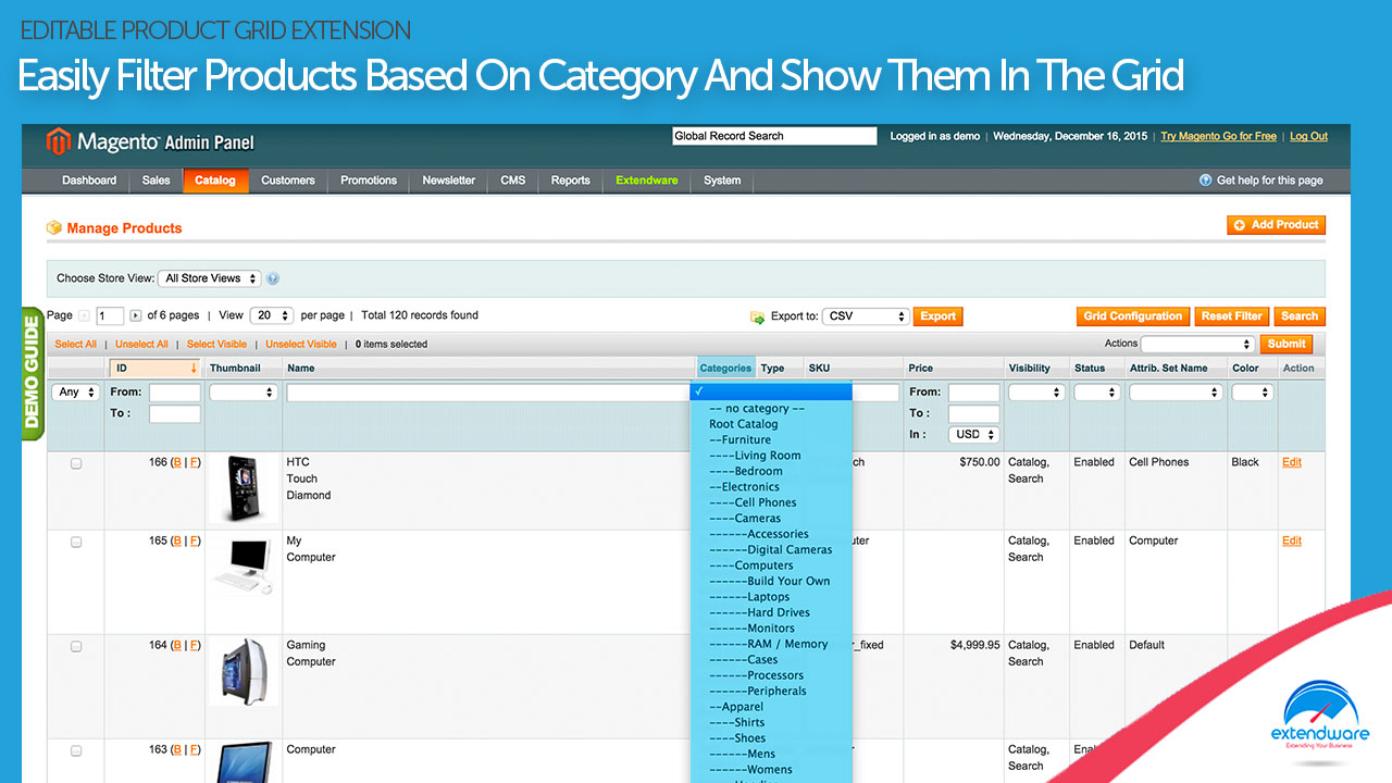 Master Your Store Product Grid With Editable Admin Product Grid Extension For Magento Magento Blog